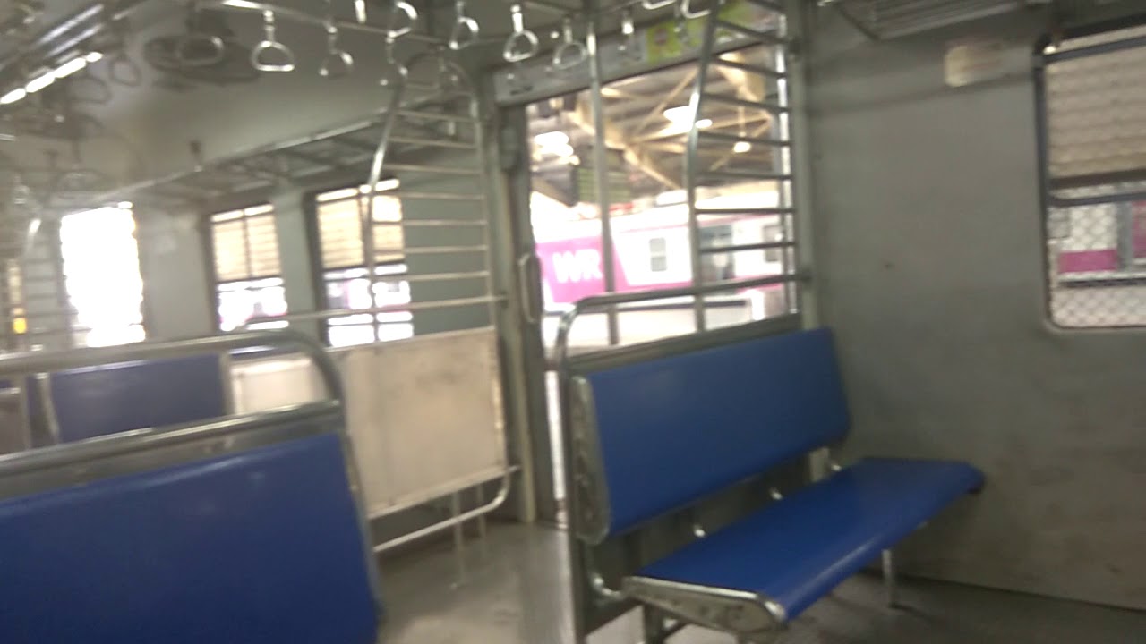 Interior of Mumbai local - YouTube