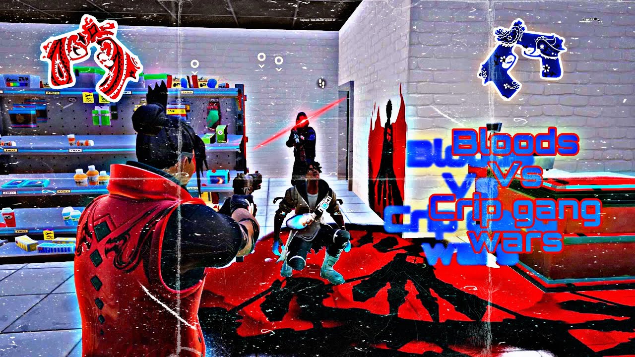 Fortnite roleplay:blood vs crips gang war (we killed a crip at the ...