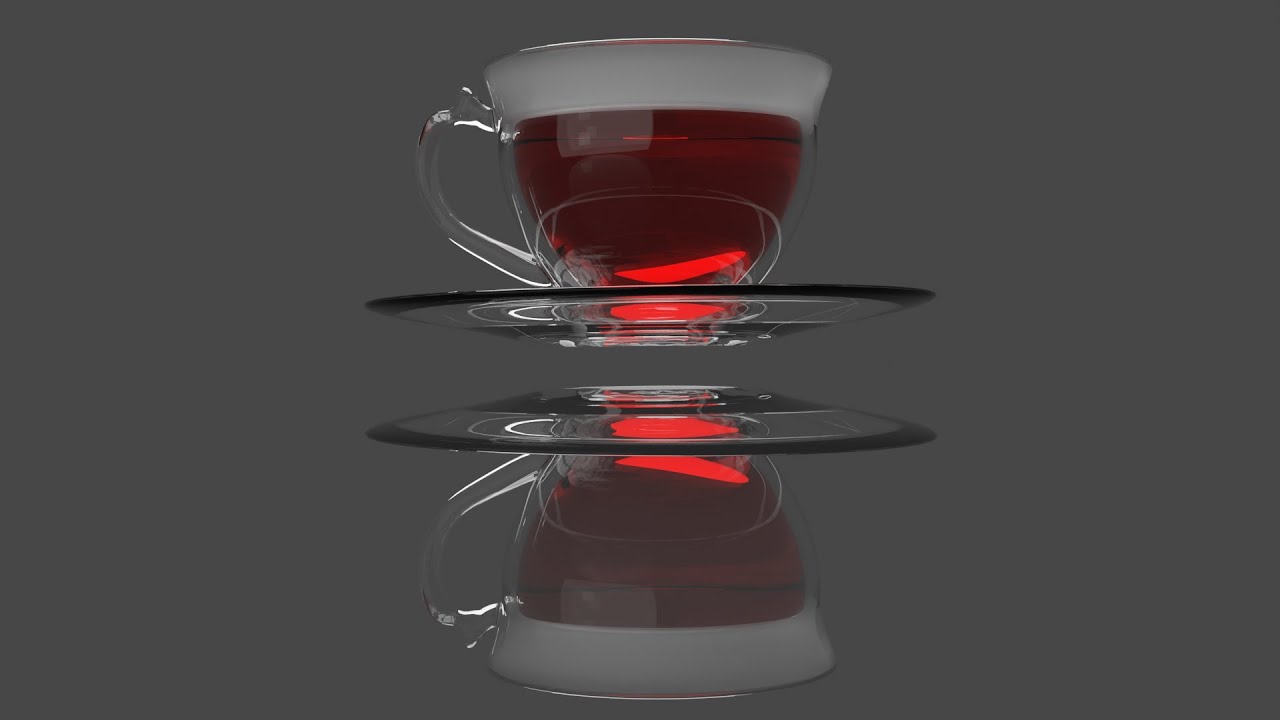 Cup of hot Tea modeling with Blender - YouTube