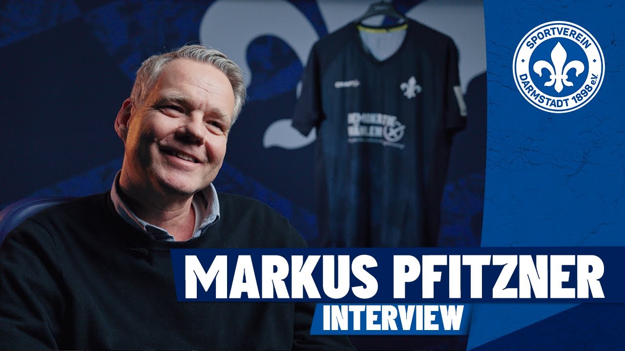 Lilien spielen gegen Schalke 04 im Sondertrikot | Interview mit Markus Pfitzner - YouTube