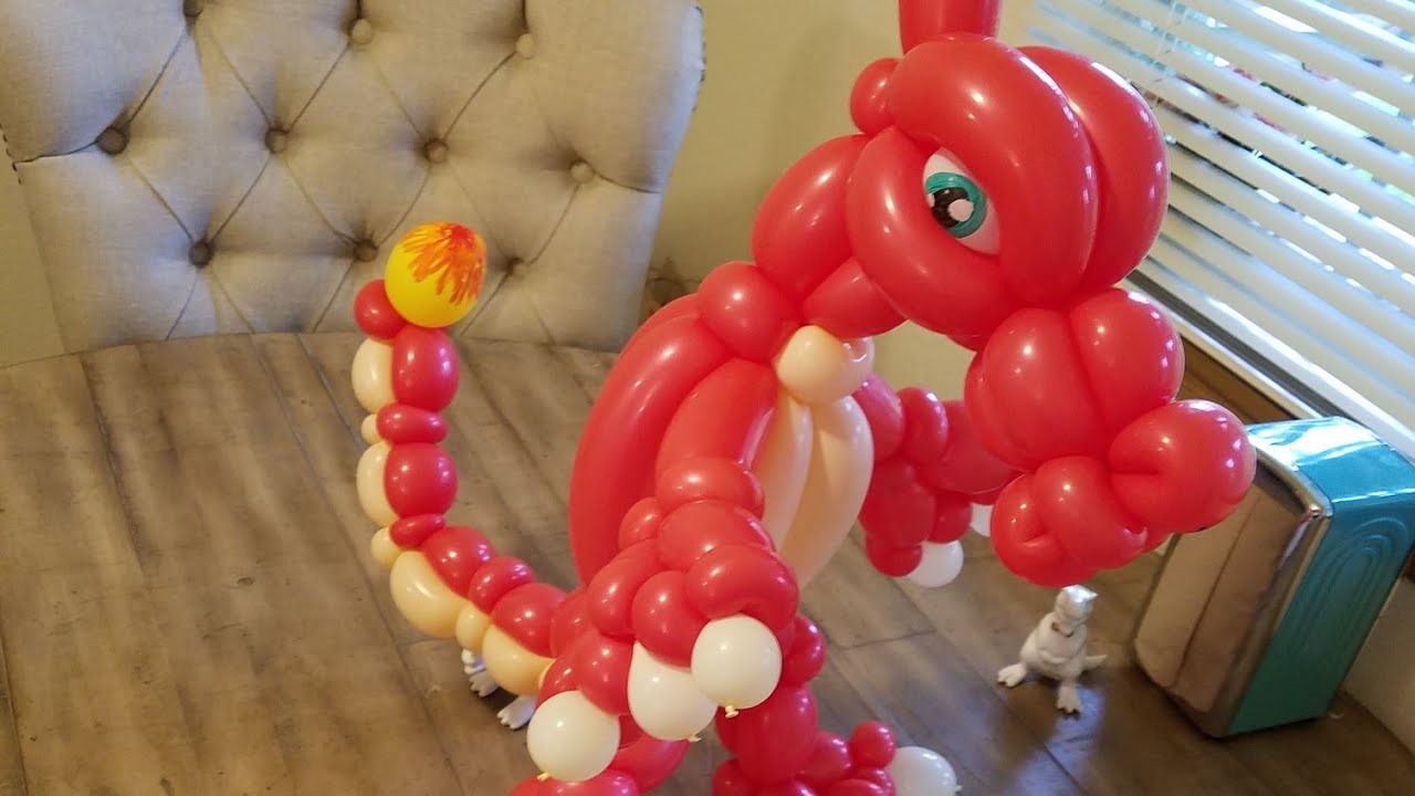 Pokemon Balloon Twisting #005 Charmeleon - YouTube