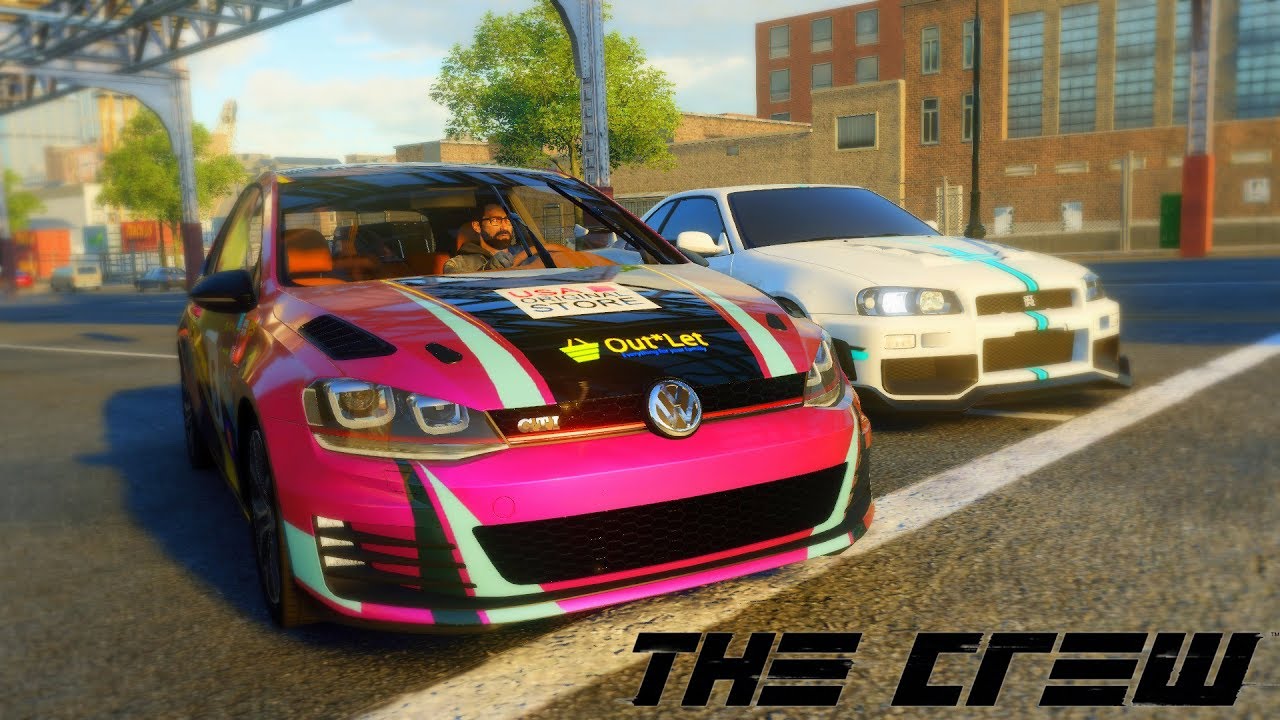 The Crew: Multiplayer #23 ★ VW Golf 7 GTI vs Nissan Skyline GT-R ...