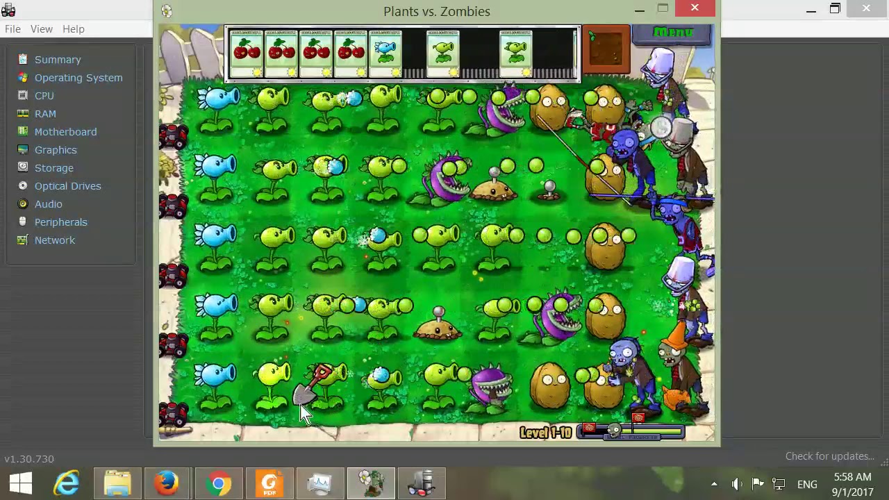 Plants vs. Zombie Adventure level 1-10 - YouTube
