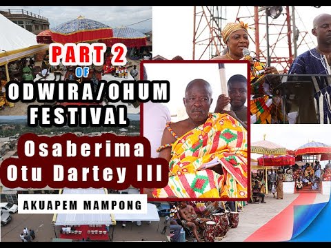 Ohum/Odwira Festival of Akuapem Mampong.Beautiful culture Displayed ...