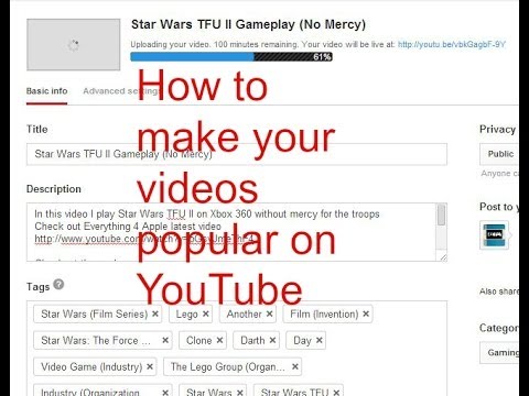 How To Make your Videos Popular on YouTube - YouTube
