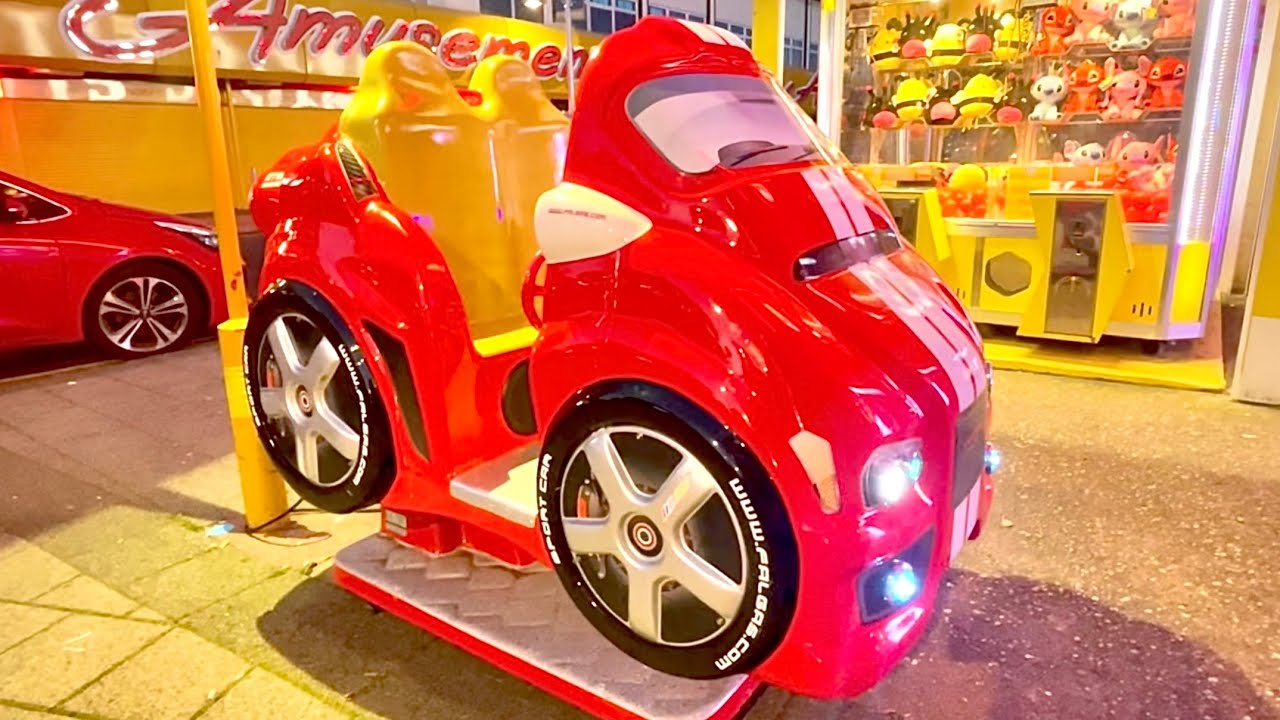 Falgas Sport Car GT Coin Operated Kiddie Ride - YouTube