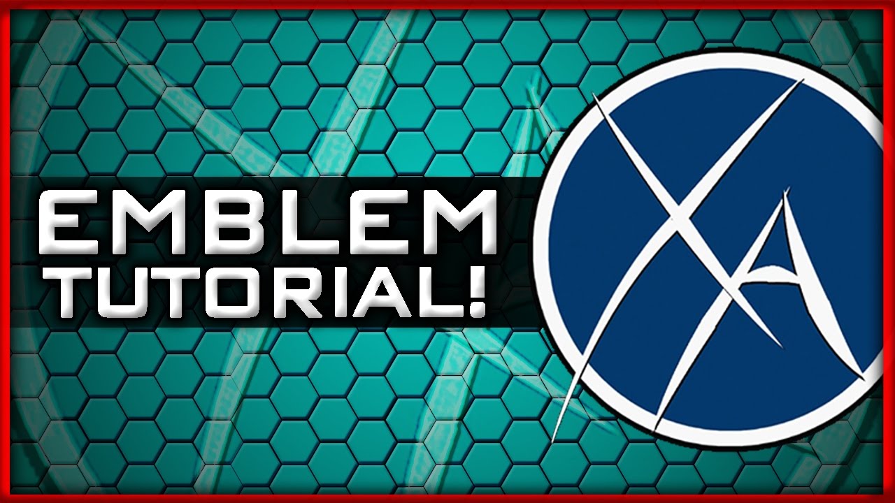 How to Make the Xclusive Ace Emblem! (Infinite Warfare Emblem Tutorial ...