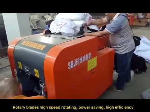 Non woven textile, cloth/fabric cutting shredder machine, all soft ...