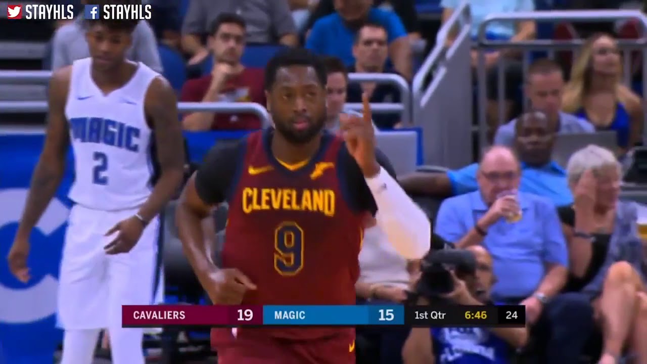 Dwyane Wade 15 pts Highlights vs Magic Oct 13 Cavaliers vs Magic NBA ...