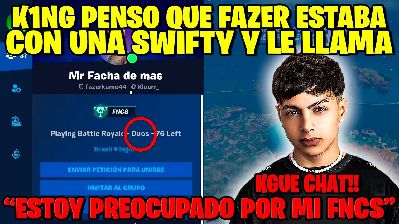 K1NG PENSO QUE FAZER ESTABA CON UNA SWIFTY Y LE LLAMA AL DISCORD - YouTube
