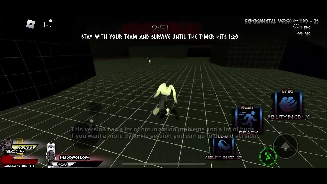 Roblox: Dimensional Coalescence: Experimental soundtracks: Vanilla’s ability: Rush (run faster ...