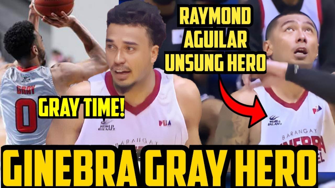 PBA LIVE : GINEBRA JEREMIAH GRAY TIME TO SHINE | RAYMOND AGUILAR UNSUNG ...