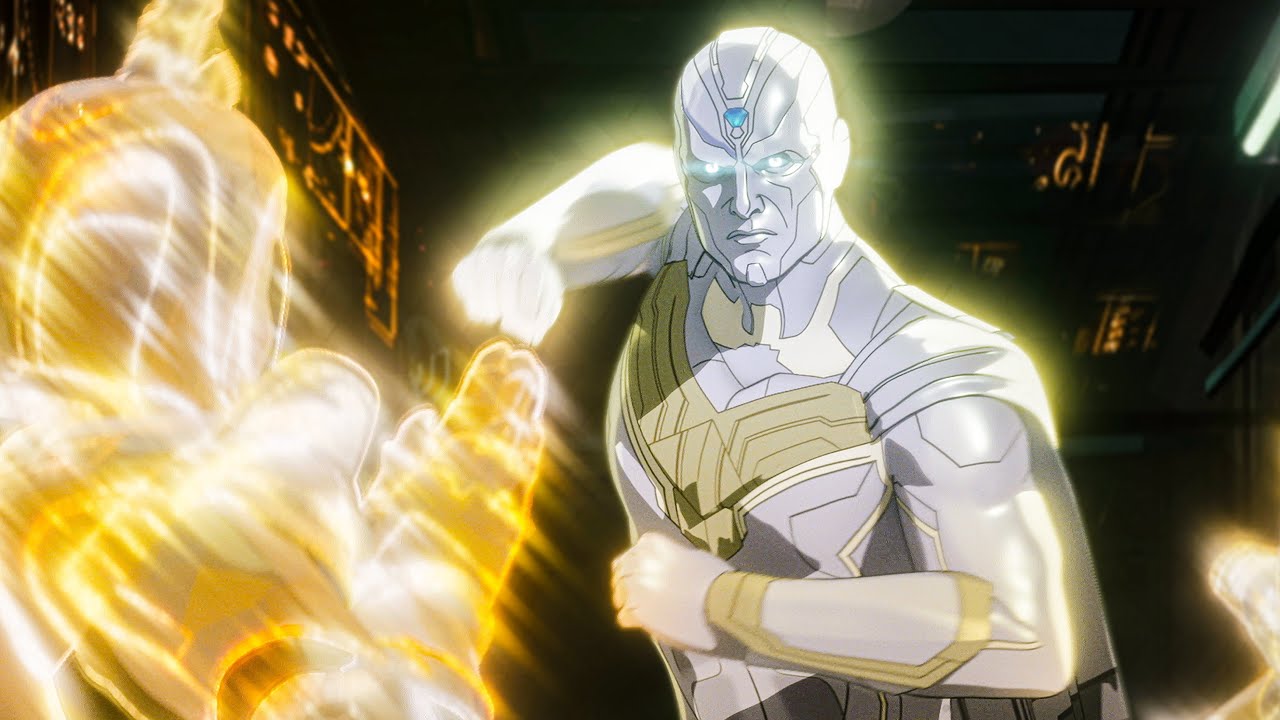White Vision Attacks Ironheart - WHAT IF...? Season 3 Clip (2024 ...