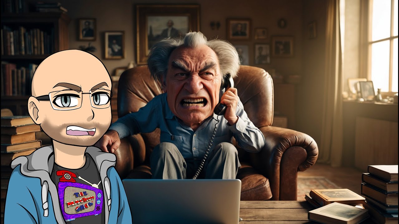 Grizzled Old Boomer In Technology Fail Shocker (Prank Call) - YouTube
