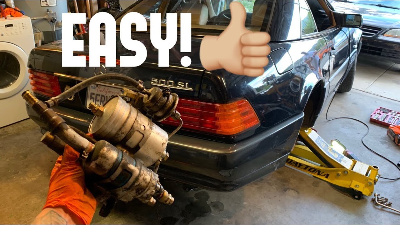 Replacing a Fuel Pump on the Mercedes! | R129 - YouTube