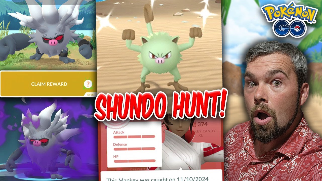 Shundo Mankey Hunt! Make Sure You Do THIS While You Can! (Pokémon GO ...