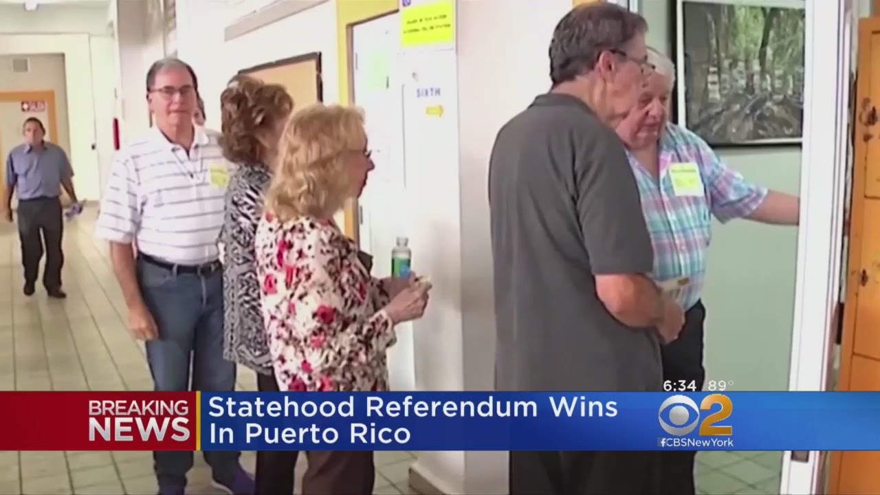 Statehood Referendum Wins In Puerto Rico - YouTube