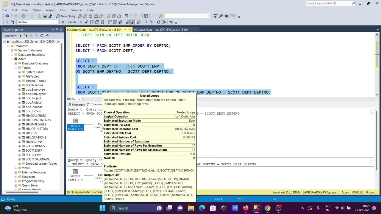 What is difference between Left Join and Left Outer Join | SQL Server ...