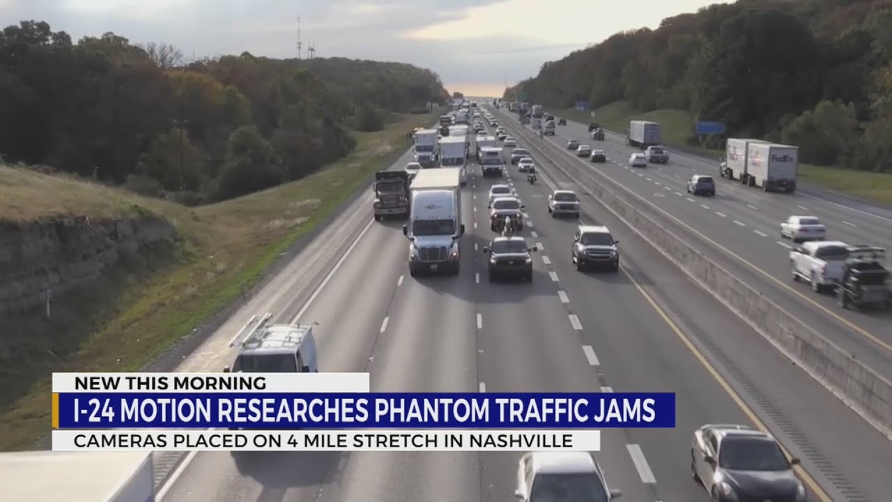 I-24 Motion tracks phantom traffic jams - YouTube