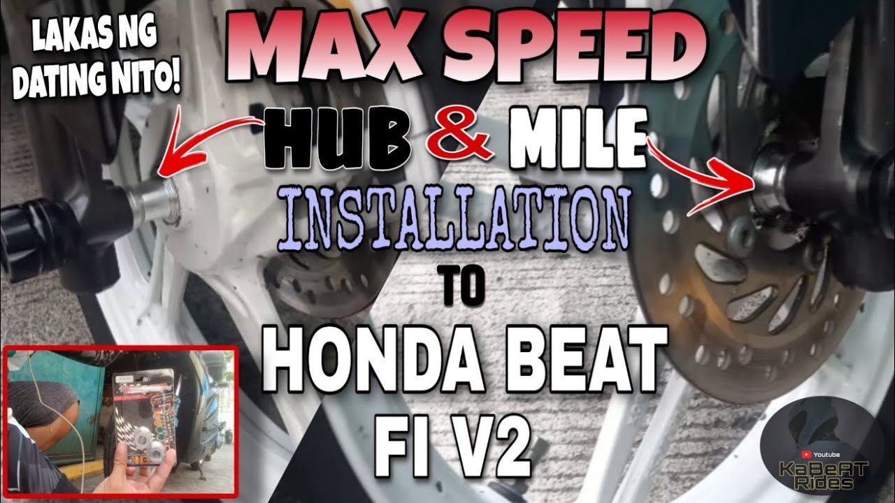 Hub and Mile Installation | Honda Beat FI V2 - YouTube