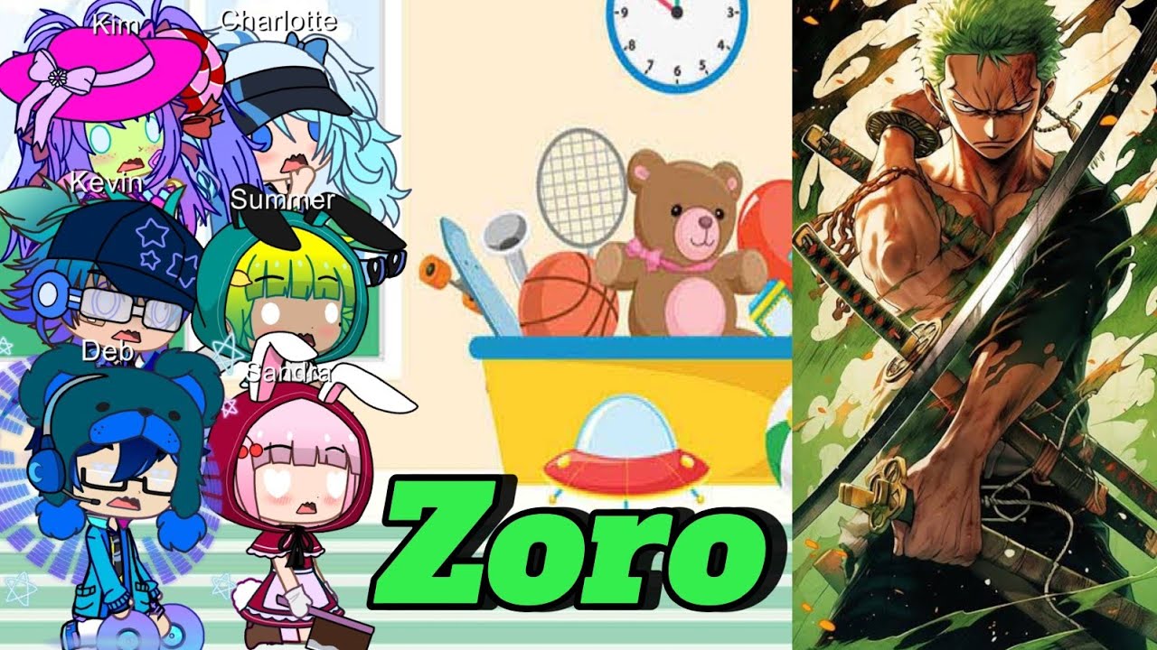 (Gacha Club) React to Roronoa Zoro || Future Greatest Swordsman || One ...