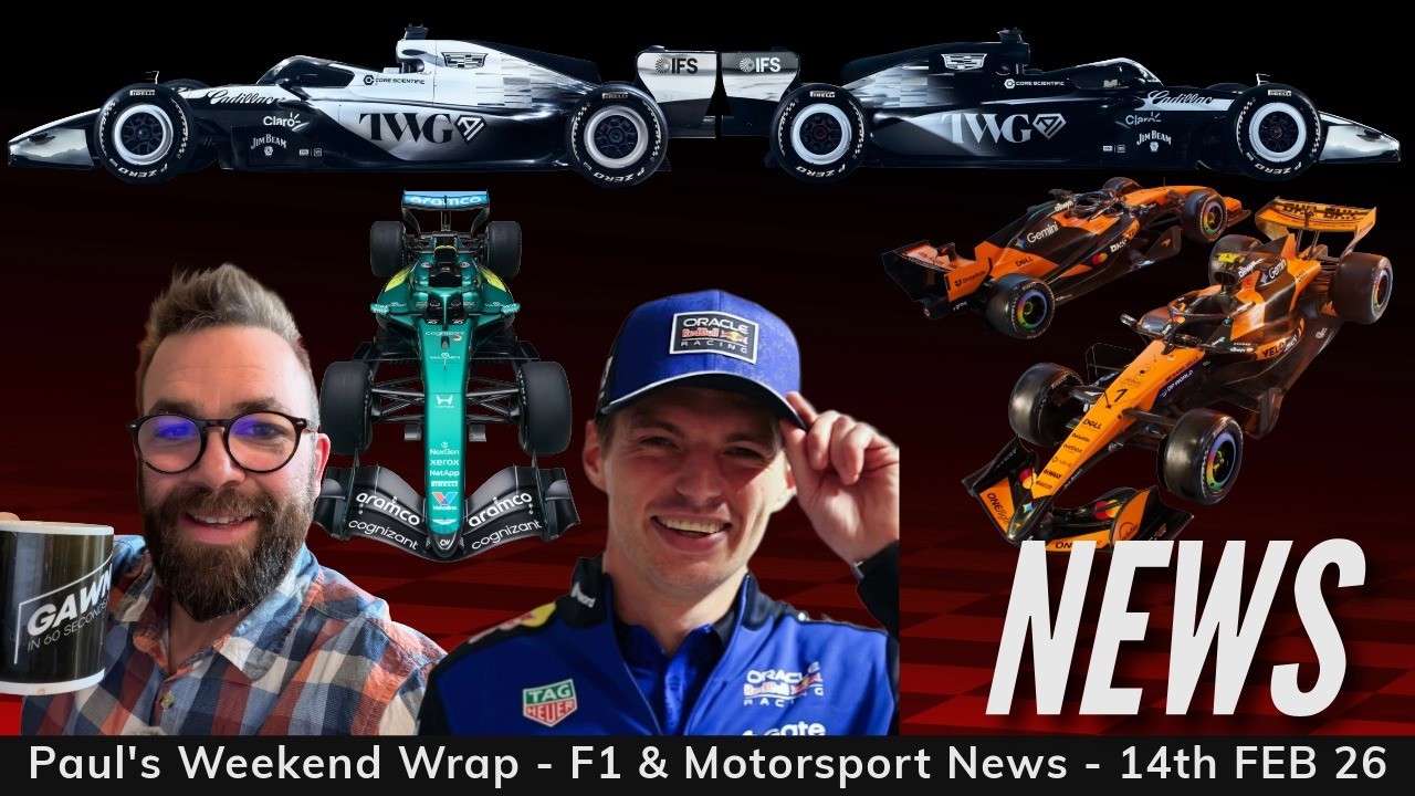 PAUL'S WEEKEND WRAP - F1 & MOTORSPORT NEWS INCLUDING TESTING RESULTS ...