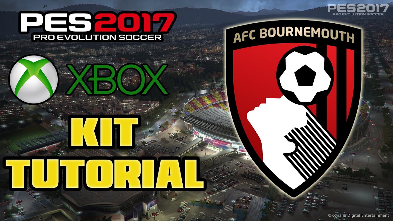 PES 2017 AFC BOURNEMOUTH KIT TUTORIAL (XBOX) - YouTube