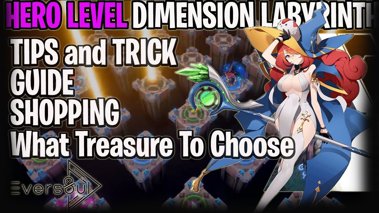 DIMENSION LABYRINTH HERO LEVEL GUIDE TIPS AND TRICK EASY CLEAR - EVERSOUL - YouTube