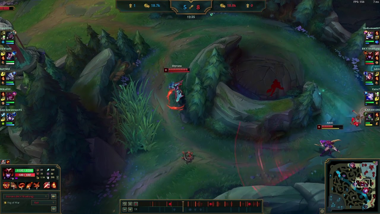 LOL shyvana full item press the attack score 22/0/12 and yuumi the best ...