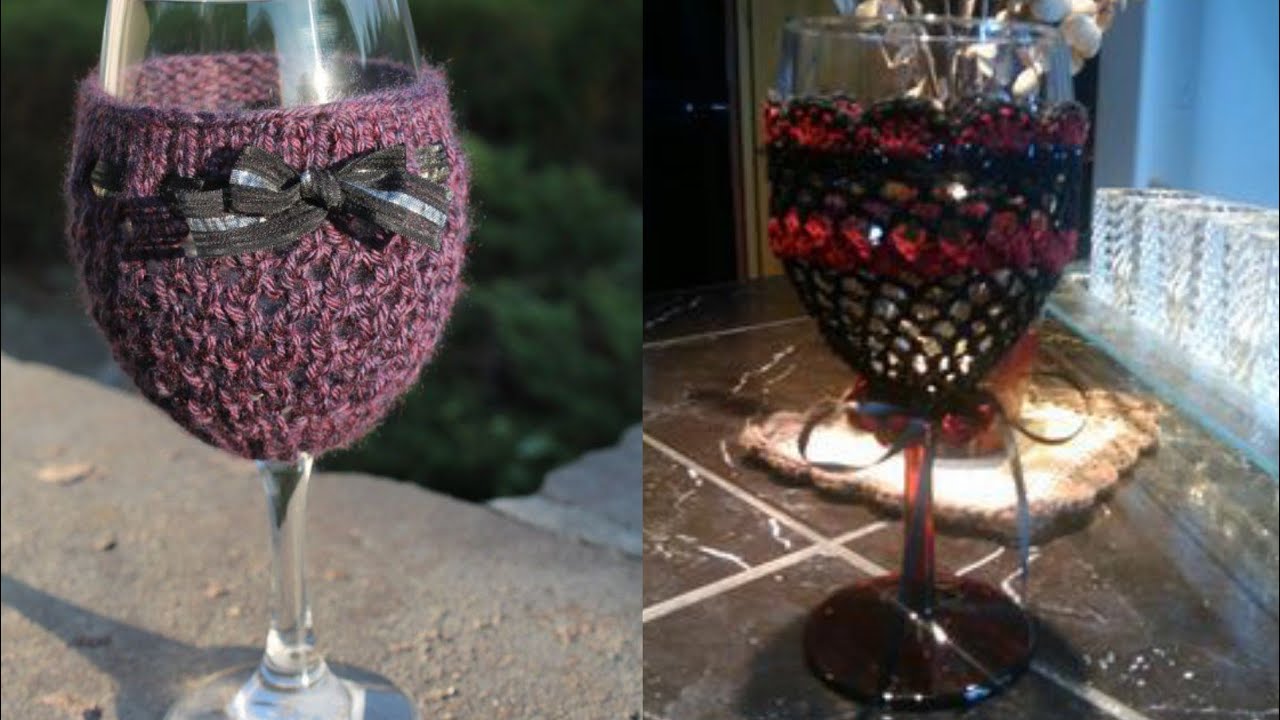 Beautiful glass cover // New design of crochet - YouTube