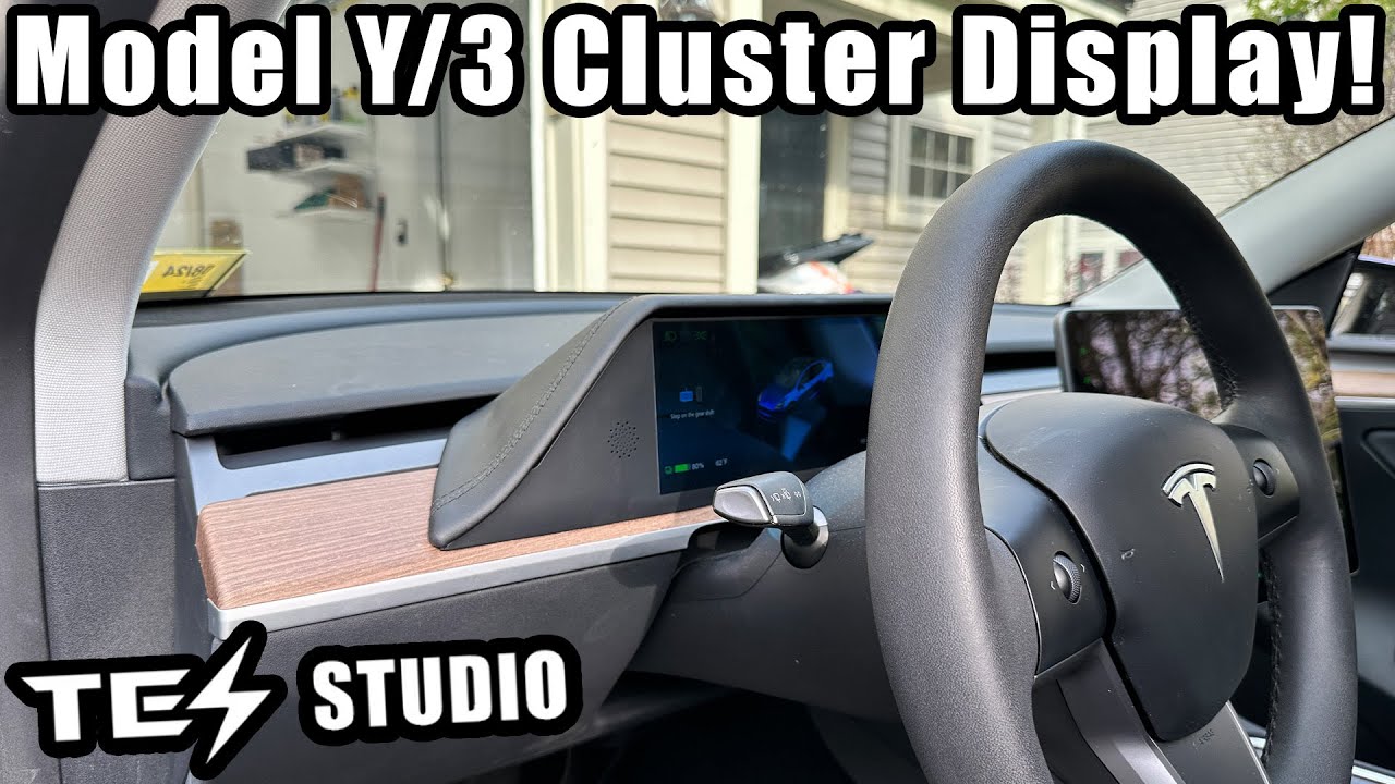New Tesla Model Y/3 Instrument Cluster Display With Air Channel & Front ...