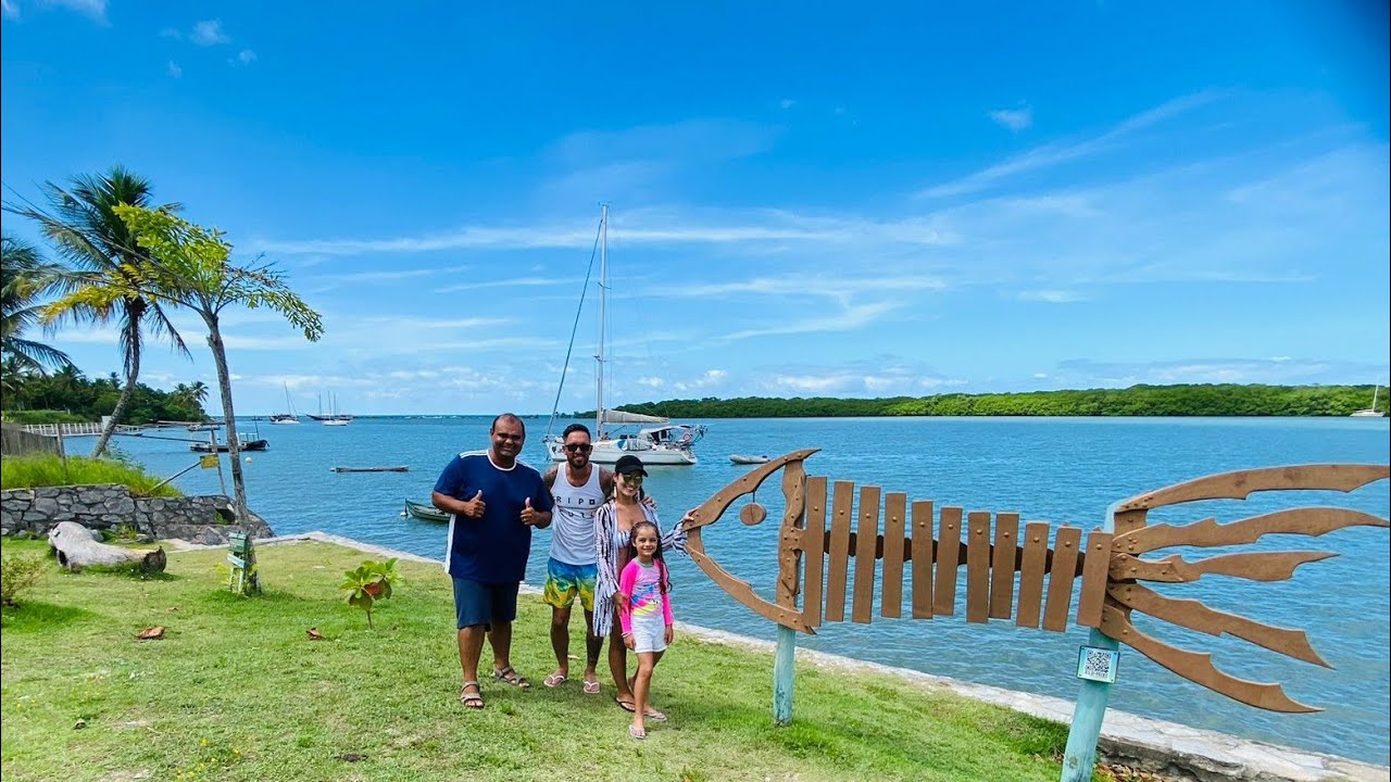 COMO É O PASSEIO NA PRAIA DA VILA SANTO ANDRÉ DICAS SANTA CRUZ CABRALIA ...