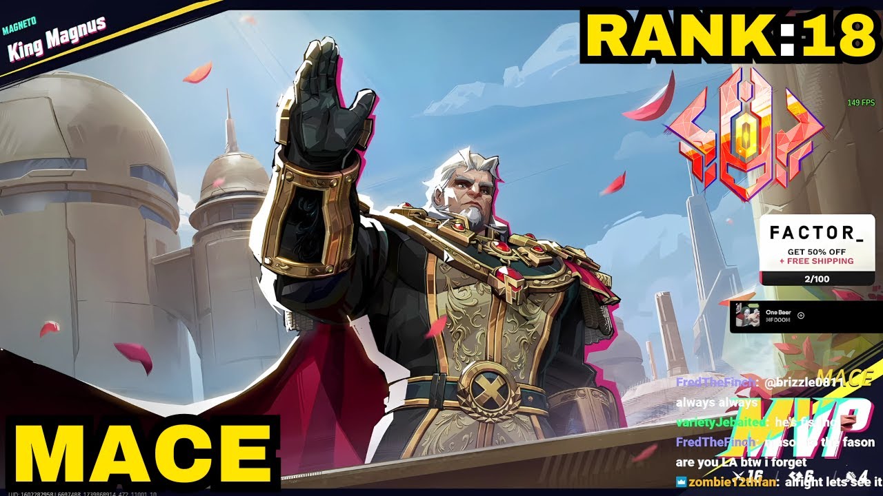 FORMER RANK 1! MACE DOCTOR STRANGE GAMEPLAY! - MARVEL RIVALS SEASON 1 ...