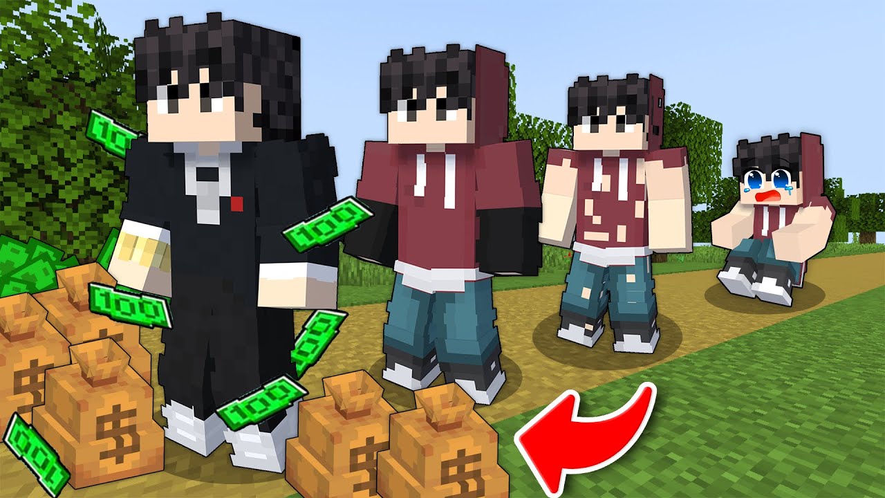 EVOLVING Into Riches in Minecraft! - YouTube