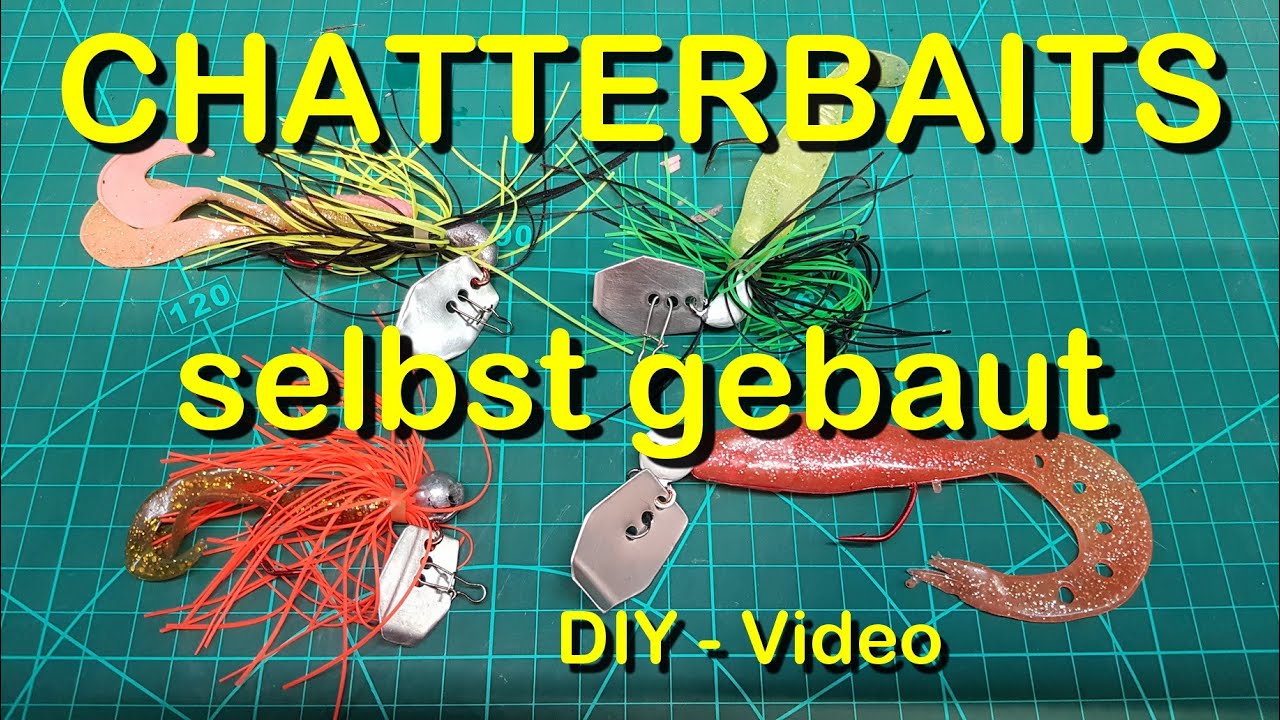 Chatterbaits - selbst gebaut. DIY - Video. - YouTube