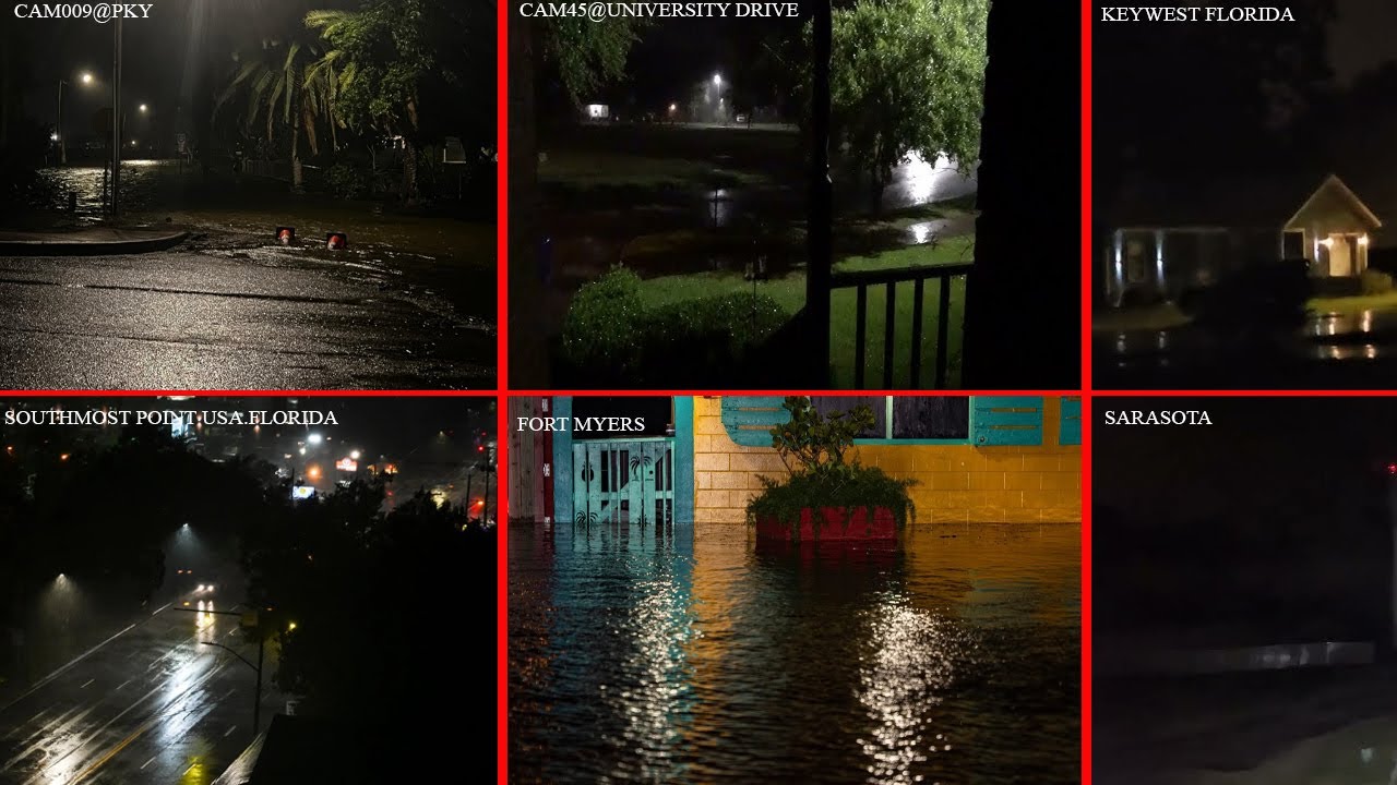 LIVE: Hurricane Milton Live Cam - Major Storm Surge Impacting Florida ...