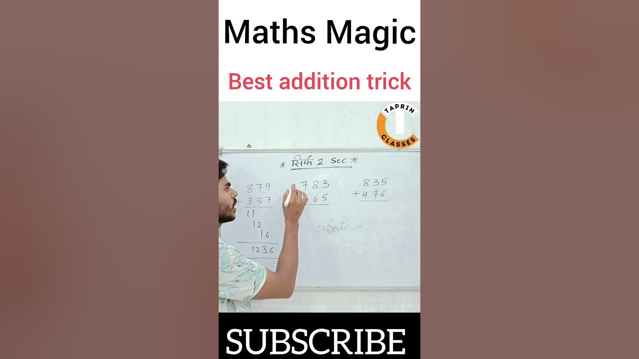 addition tricks | maths tricks | Vedic maths | Vedic maths trick #shorts #mathstricks - YouTube