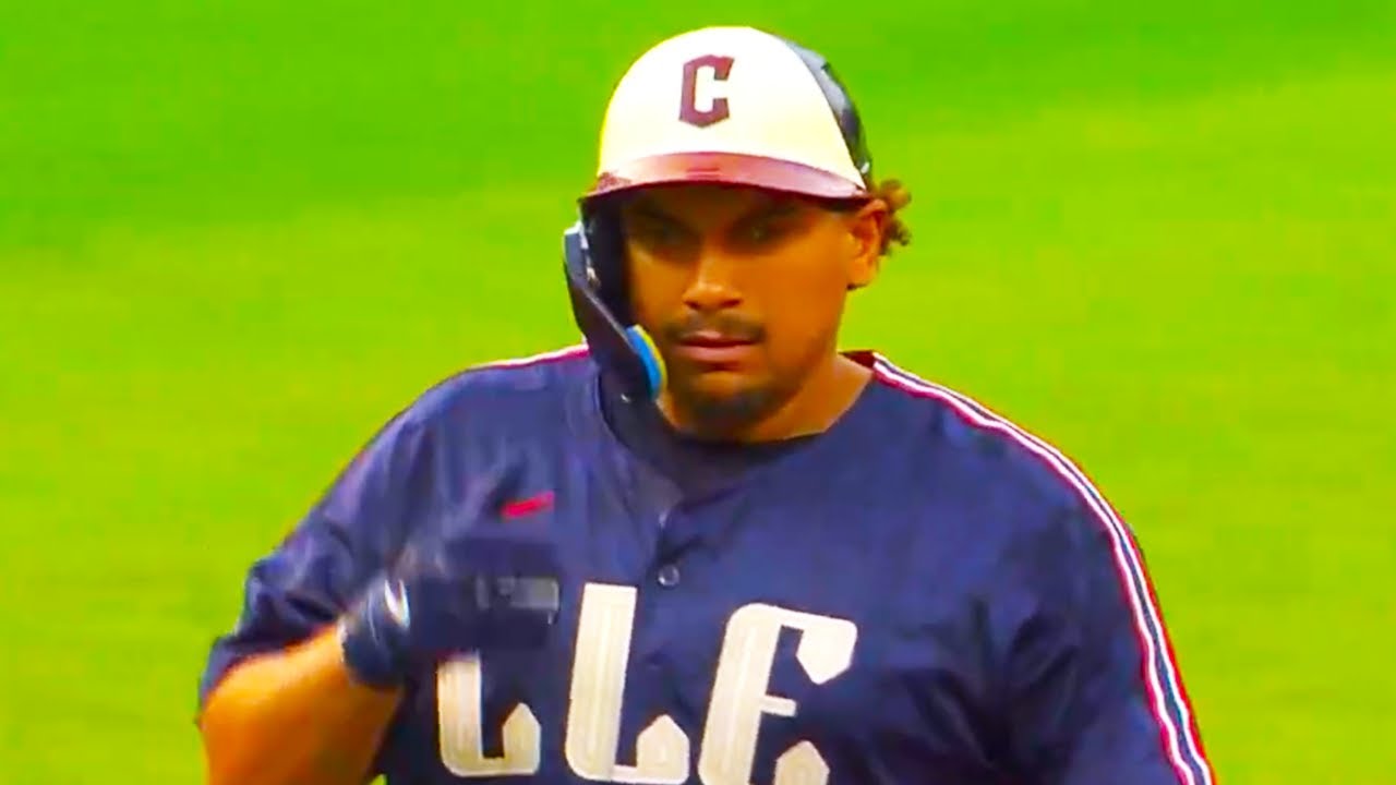 Josh Naylor Injury Ankle Injured & Exits Game | Guardians vs Pirates ...