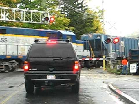 MCER 960 And 2100 Head North With Rock Salt Loads At RR LN. - YouTube