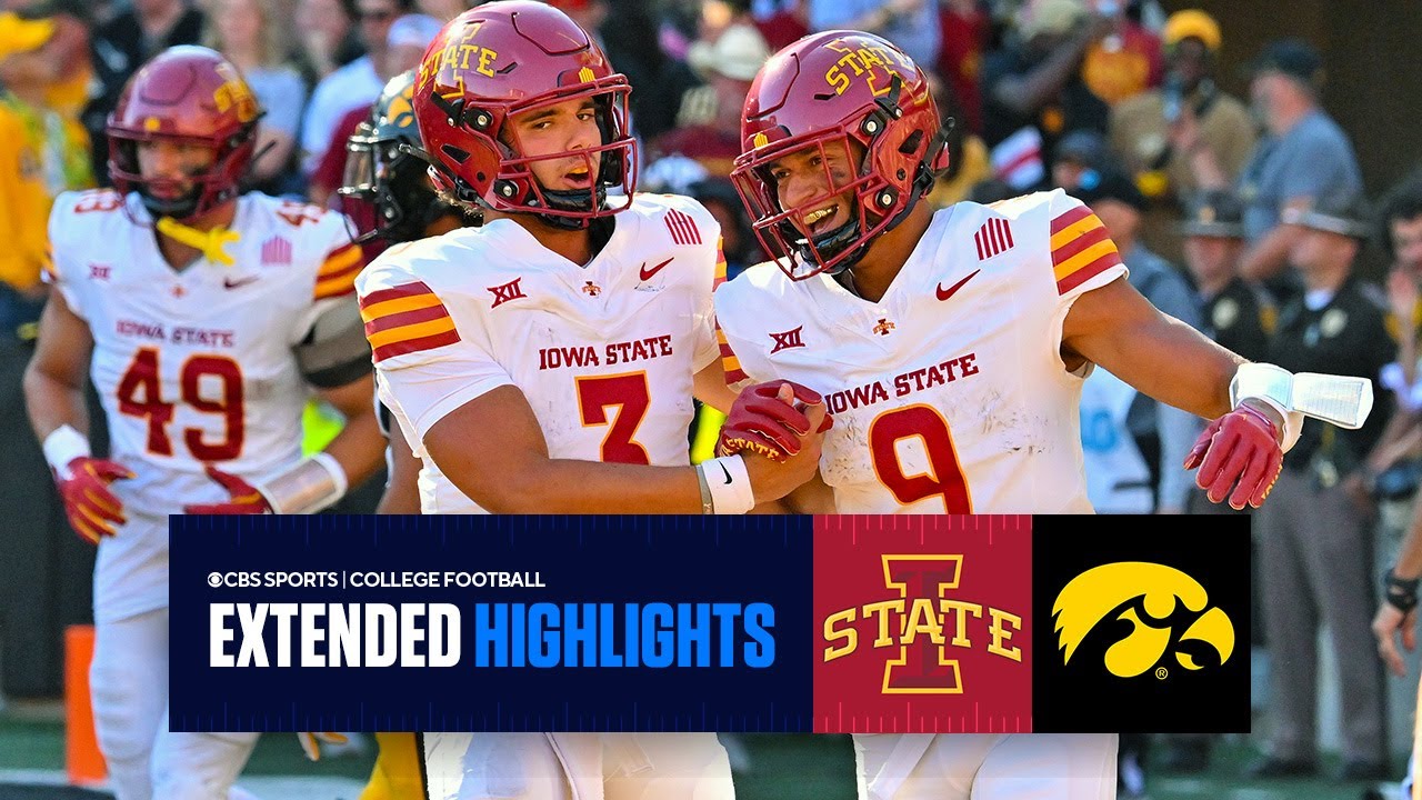 Iowa State vs. Iowa FULL HIGHLIGHTS | B1G on CBS | College Football ...