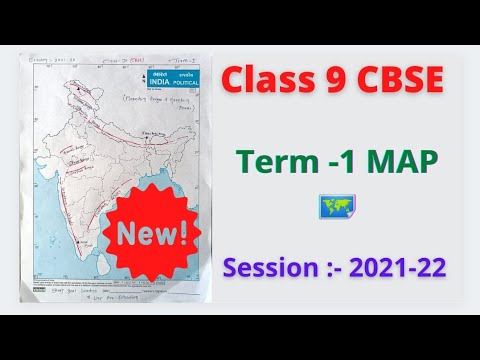 cbse class 9 map work 2021|session 2021-22|CBSE class IX term 1 map ...