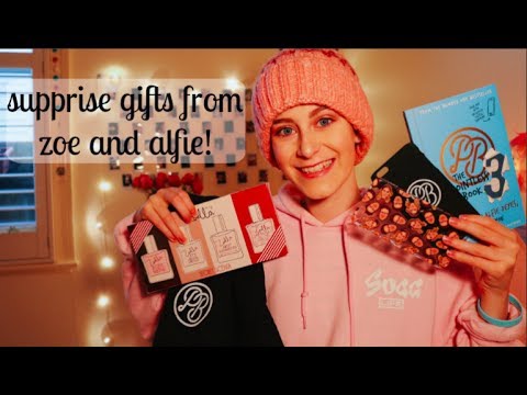 SURPRISES FROM ZOE & ALFIE!! Zoella Beauty + Merch! - YouTube