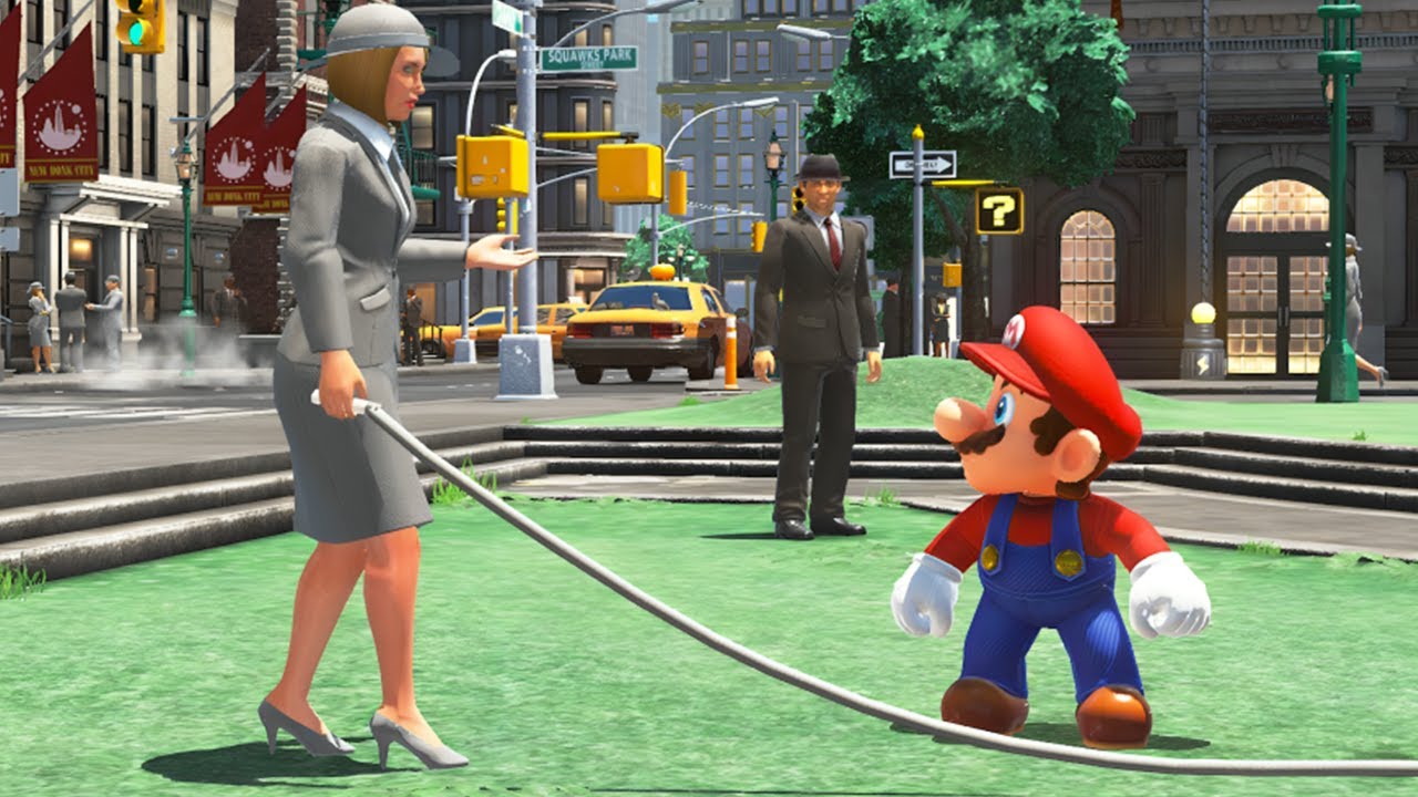 Super Mario Odyssey Walkthrough Part 6 - Jump Roping in New Donk City ...