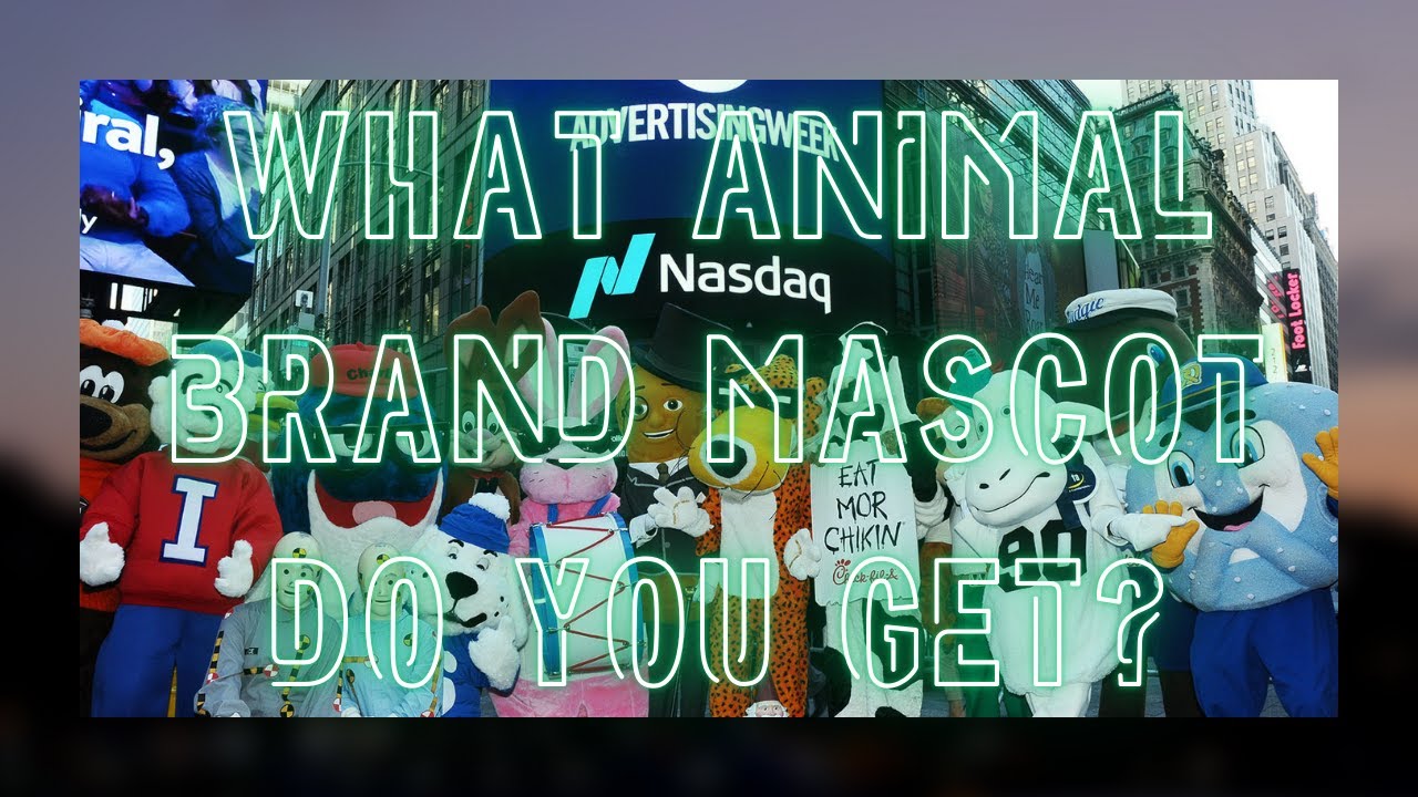 What Animal Brand Mascot did you get? #mascot #brand - YouTube