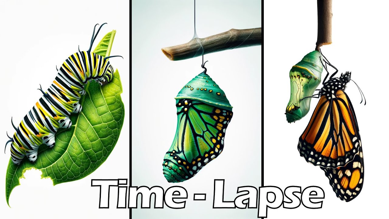 Monarch Butterfly Life Cycle - Time lapse #greentimelapse #gtl # ...