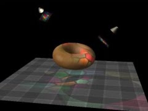 Stained Glass OpenGL Demo 1.01 HD 1080p Tomohide Kano - YouTube