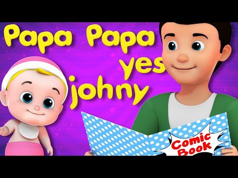 JOHNNY JOHNNY YES PAPA -3D ANIMATED ENGLISH NURSERY RHYMES FOR KIDS ...