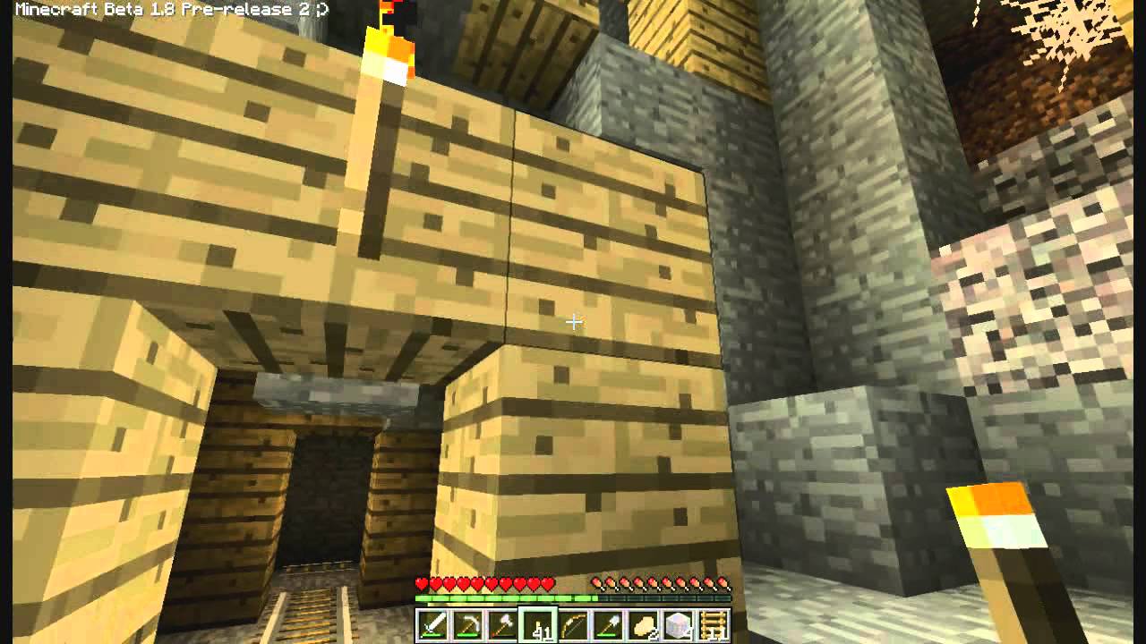 Minecraft Beta 1.8 pre-release (2) - De Mines van Minecraft - YouTube
