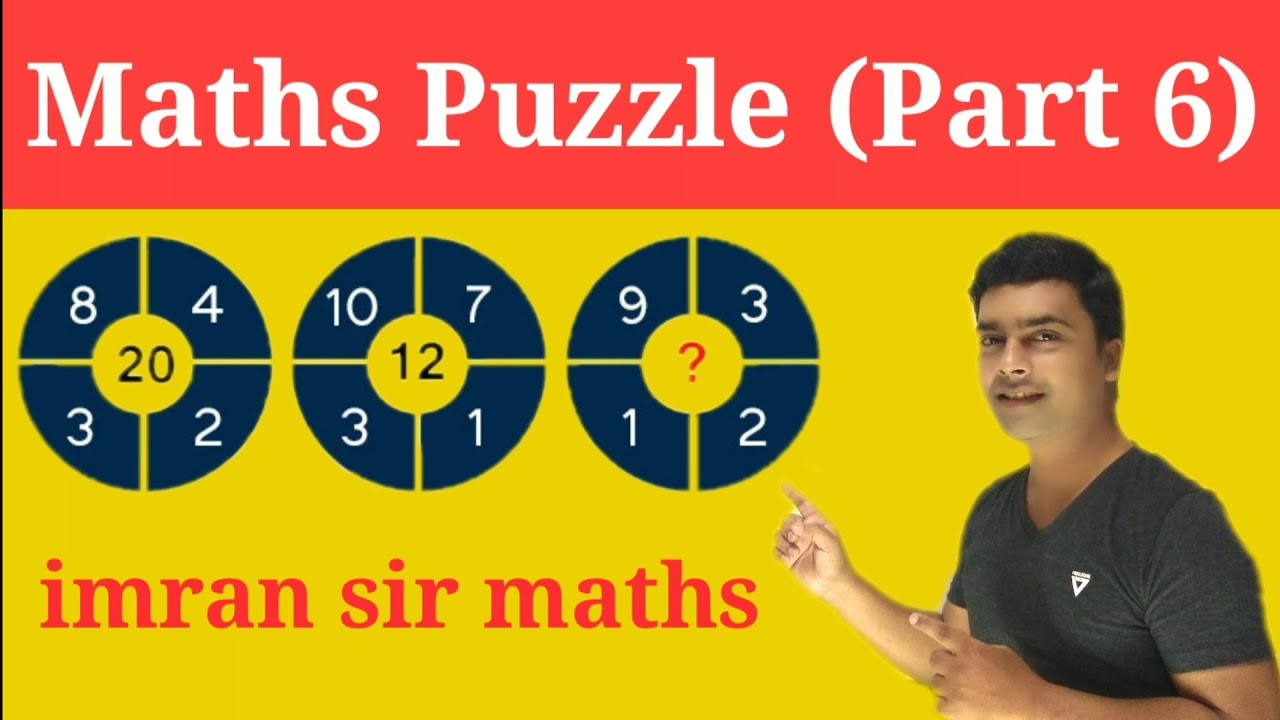 Maths puzzle (Part 6) | how to solve maths puzzle | maths puzzle by ...