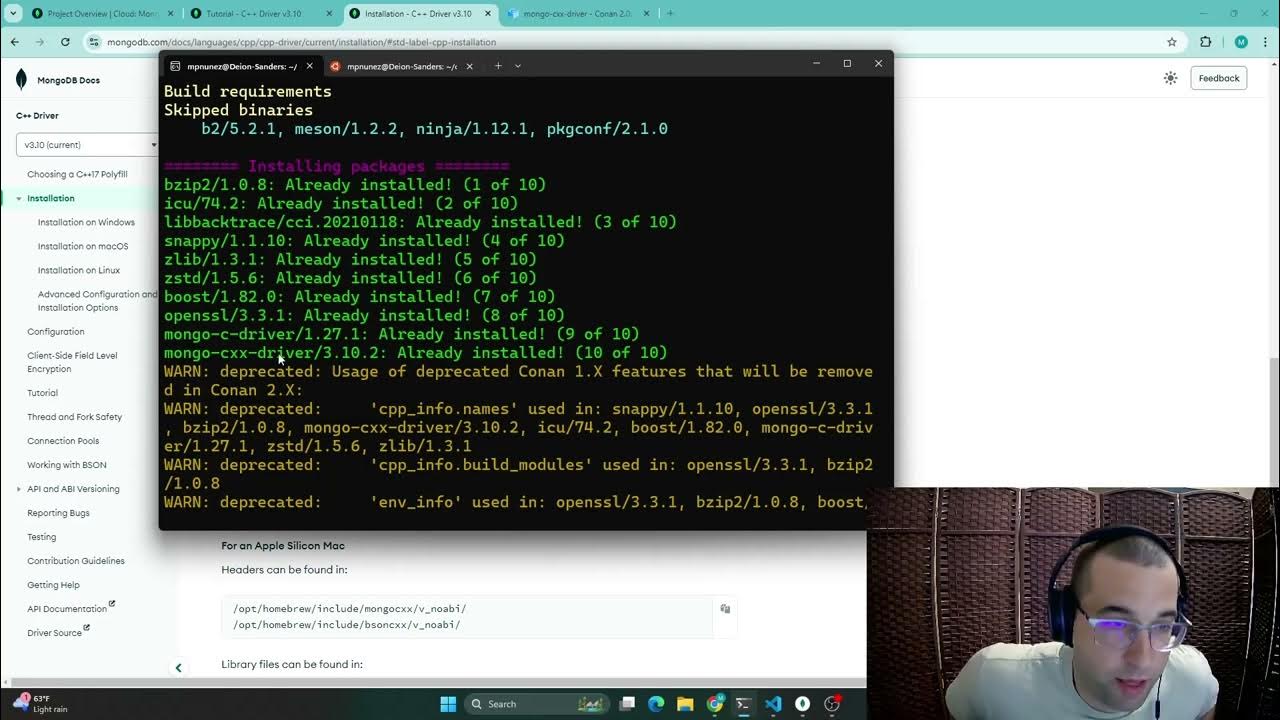 Getting started with the MongoDB C++ driver - YouTube